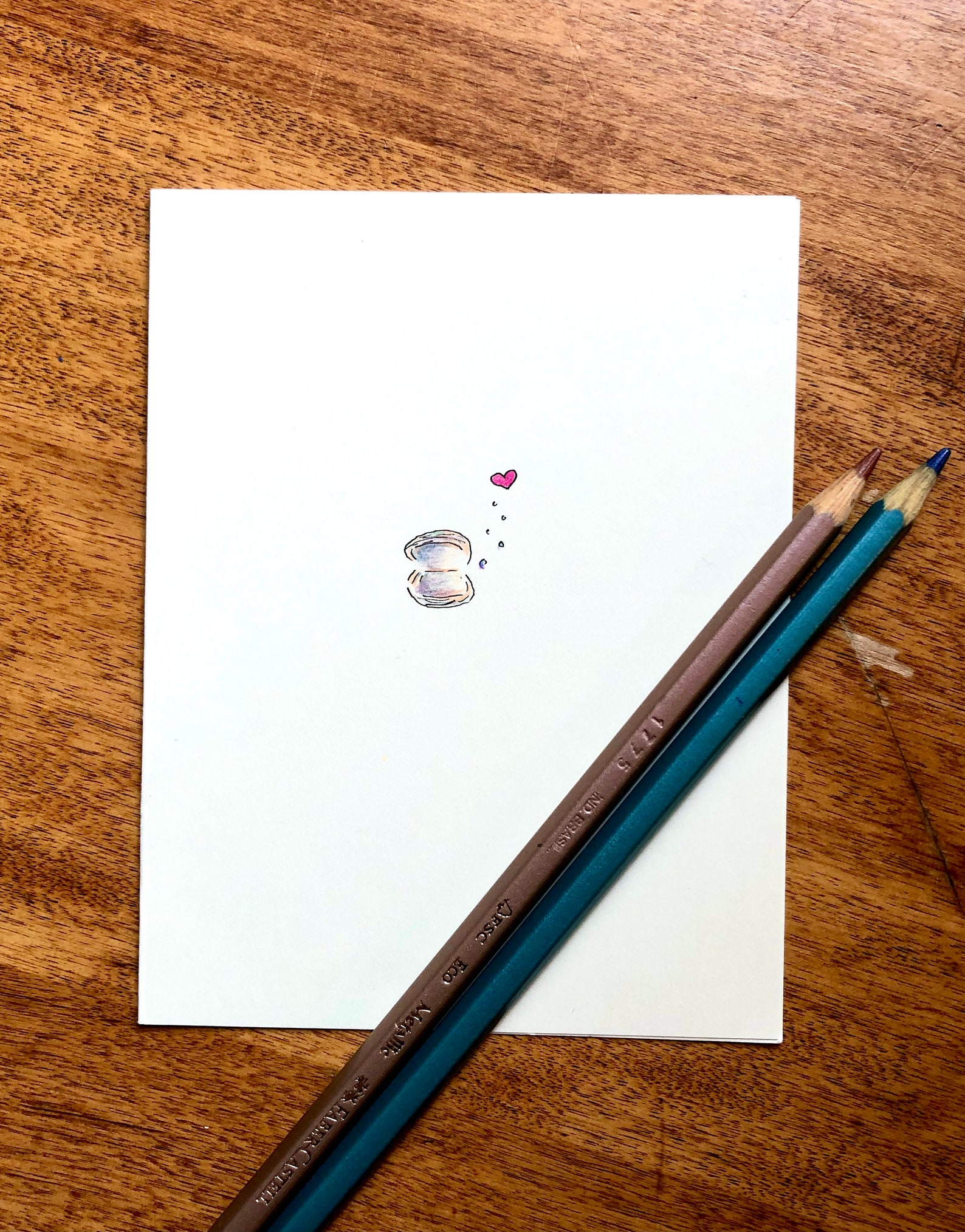 Love Clam Card - Etsy