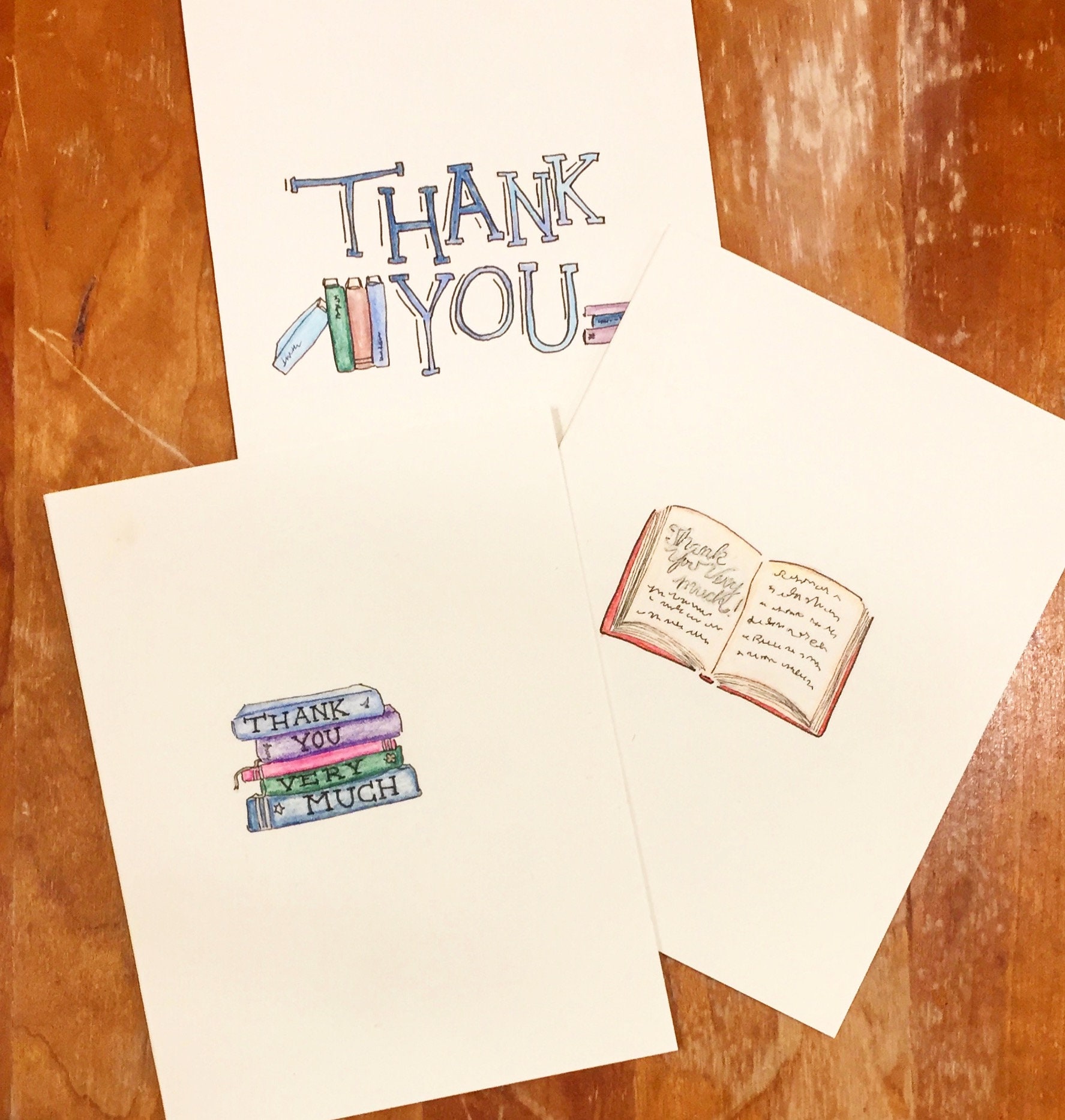 Literary Thank You Cards! - Etsy