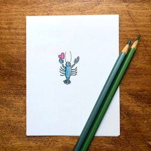 Lobster Love Card - Etsy