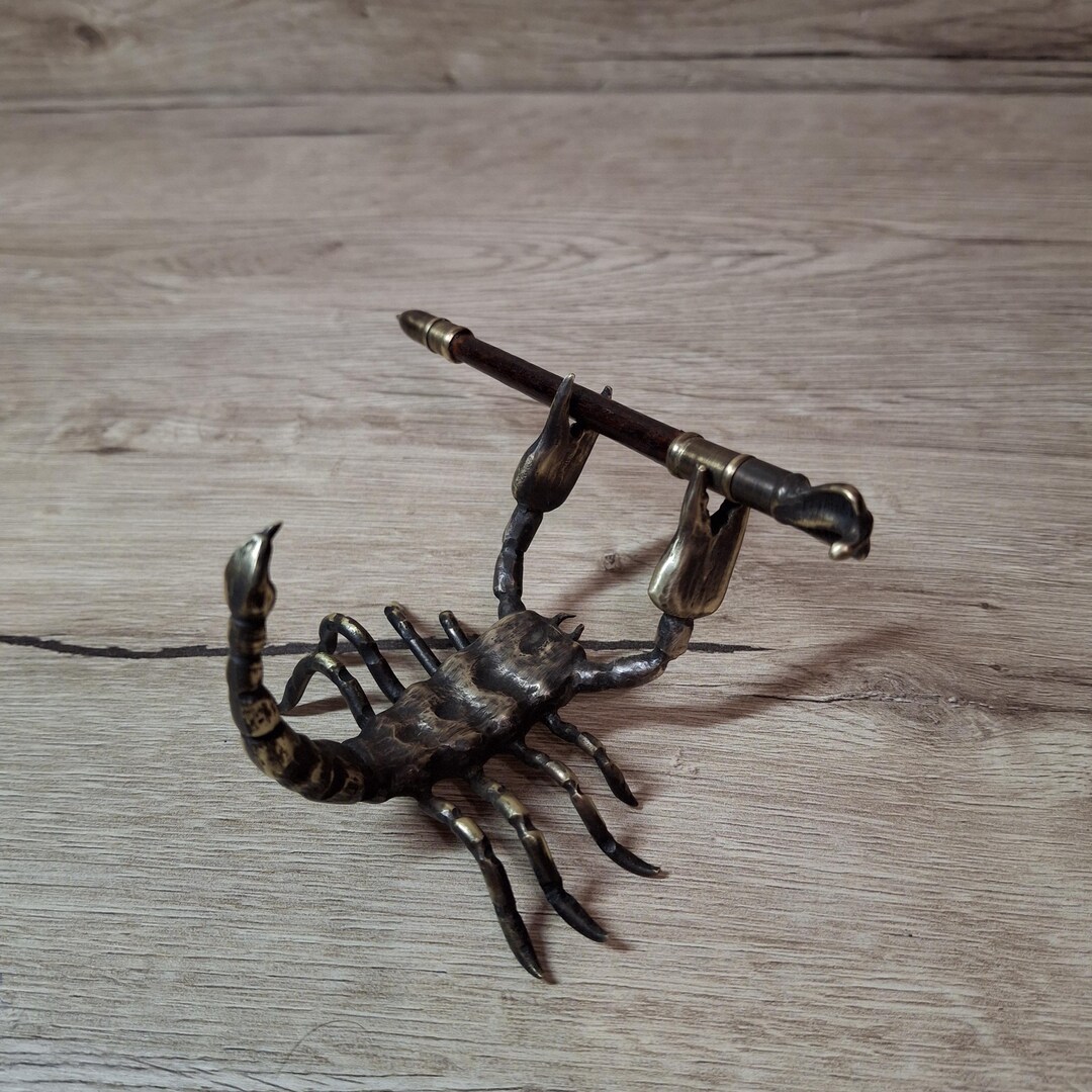 Scorpion Guardian – Handmade Pen Holder - Etsy