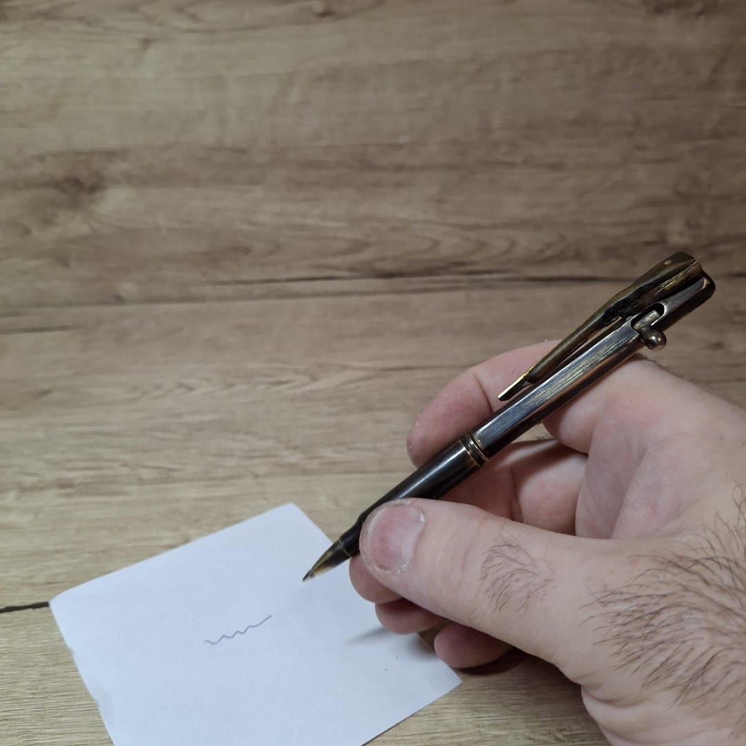 Pen Brass Handmade - Etsy