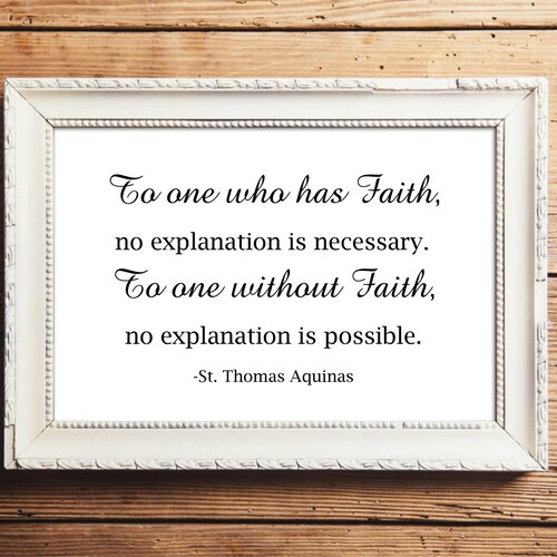 St. Thomas Aquinas Inspirational Plaque Dominican Saint | Etsy