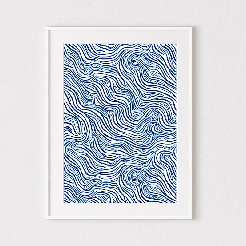 Abstract Waves - Etsy