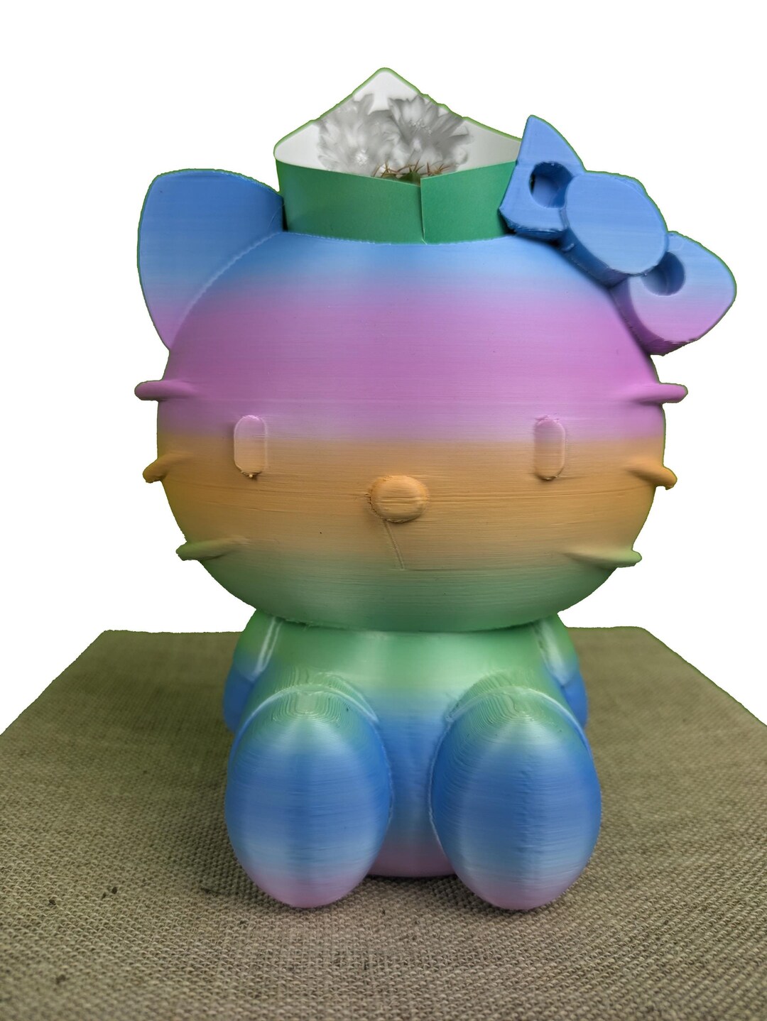 Hello Kitty 3D Printed Plant Pot Unofficial Reproduction - Etsy