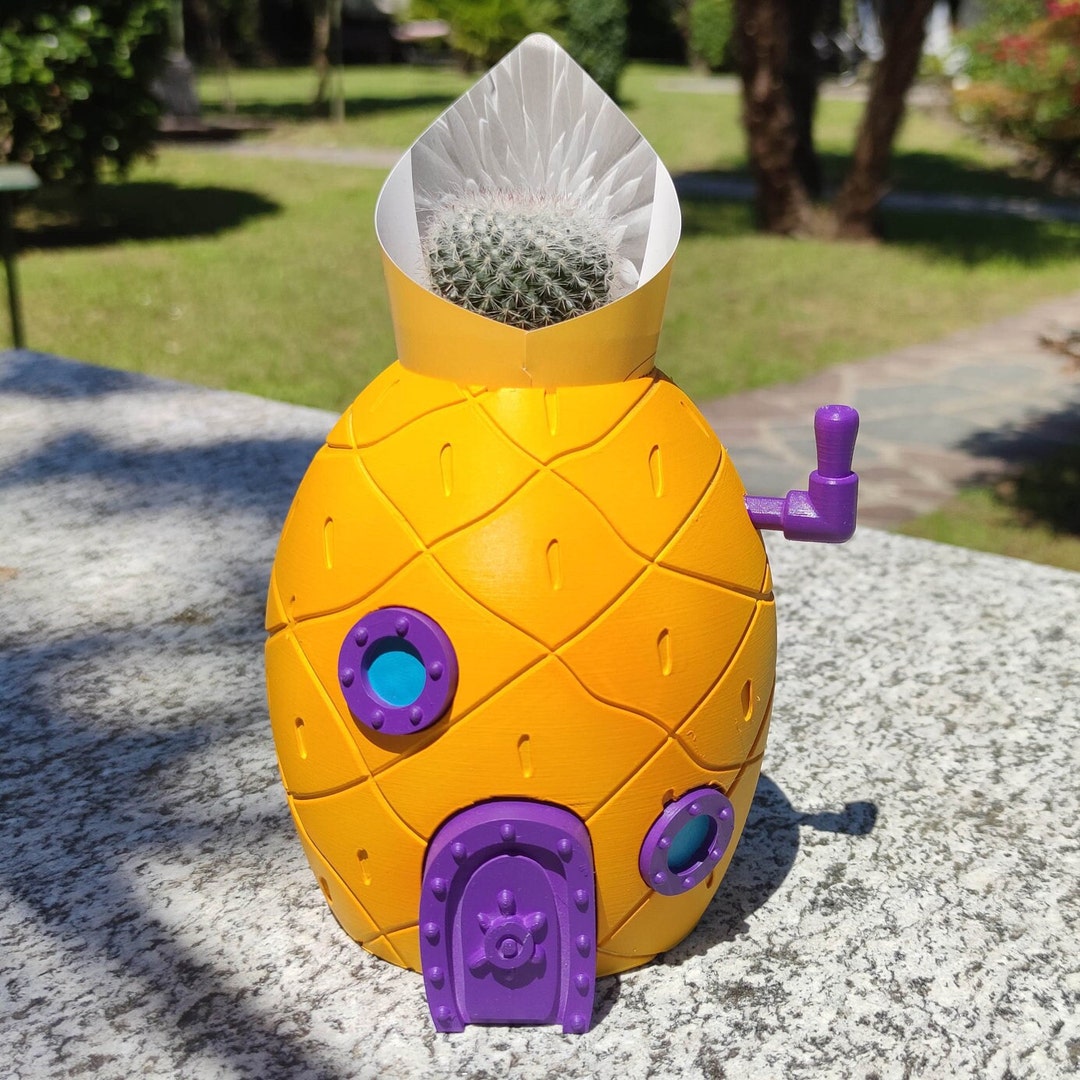 Spongebob's Pineapple House Vase Holder From Spongebob Unofficial 3D ...