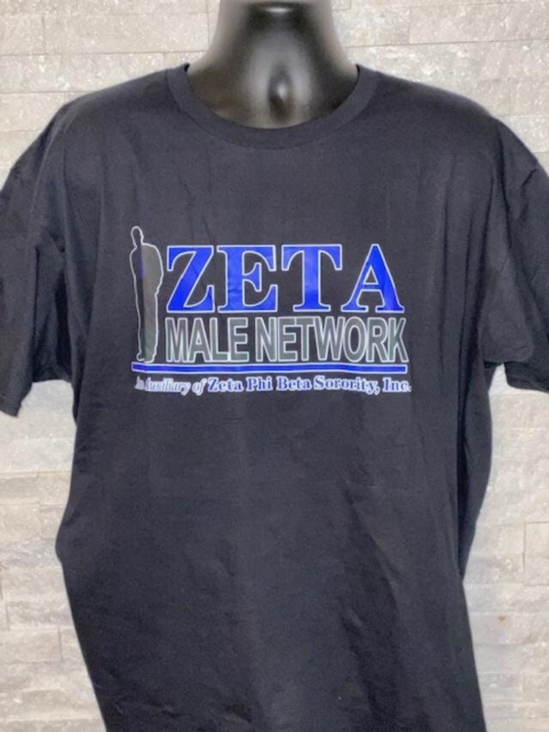 Zeta Male Network Black T-shirt - Etsy