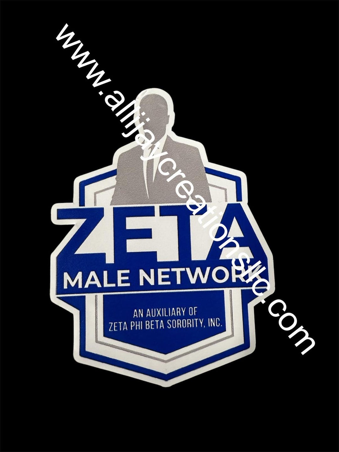NEW - Zeta Male Network Car Decal - Etsy