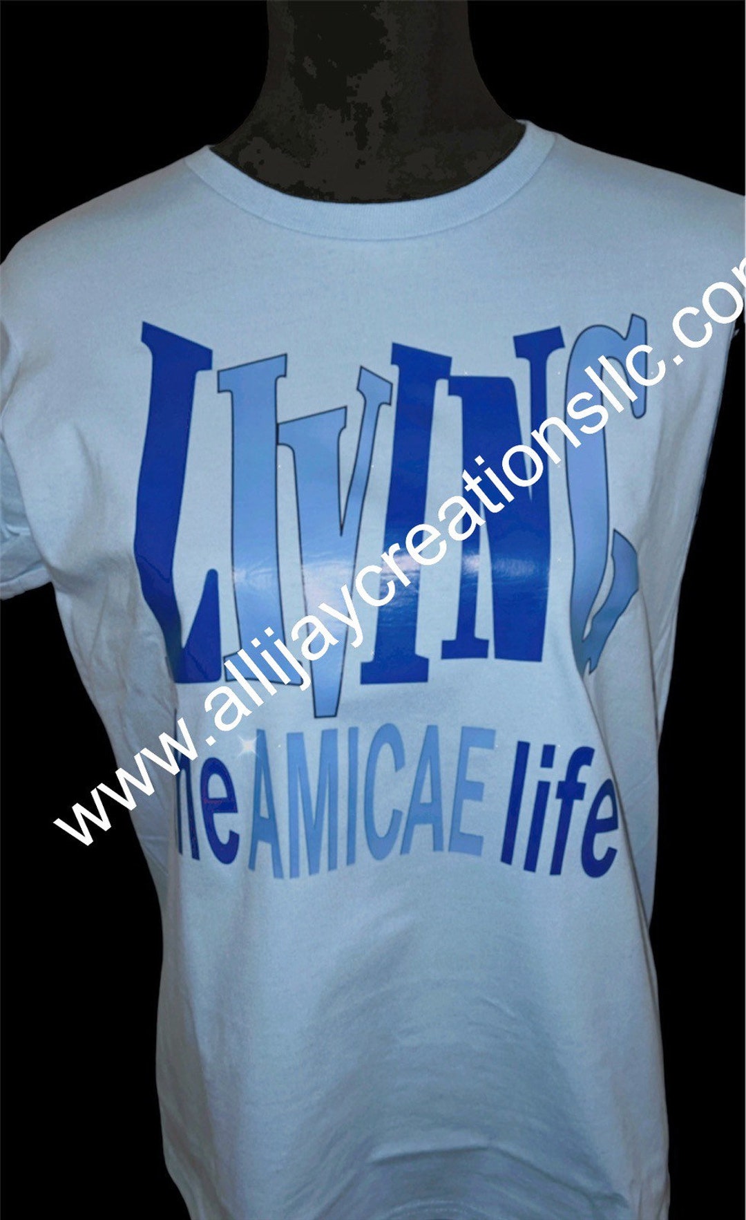 Amicae Living the Amicae Life T-shirt - Etsy
