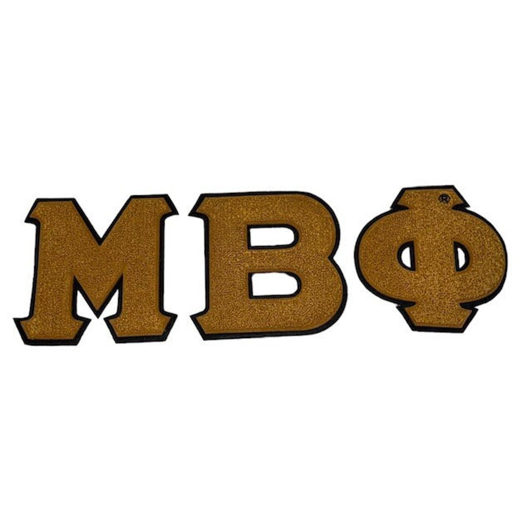 Mu Beta Phi Greek Letter Patches - Etsy