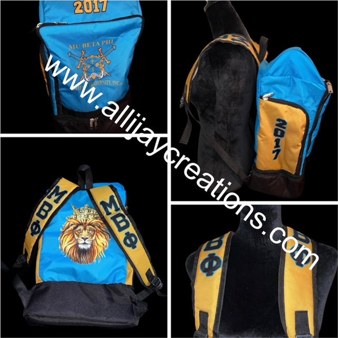 Mu Beta Phi Backpack - Etsy