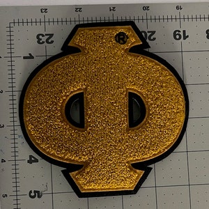 Mu Beta Phi Greek Letter Patches - Etsy