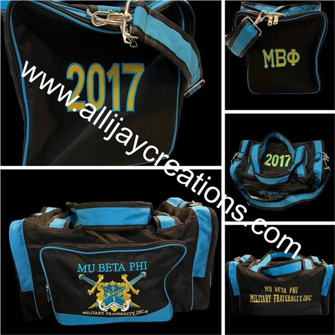 Mu Beta Phi Duffle Bag - Etsy