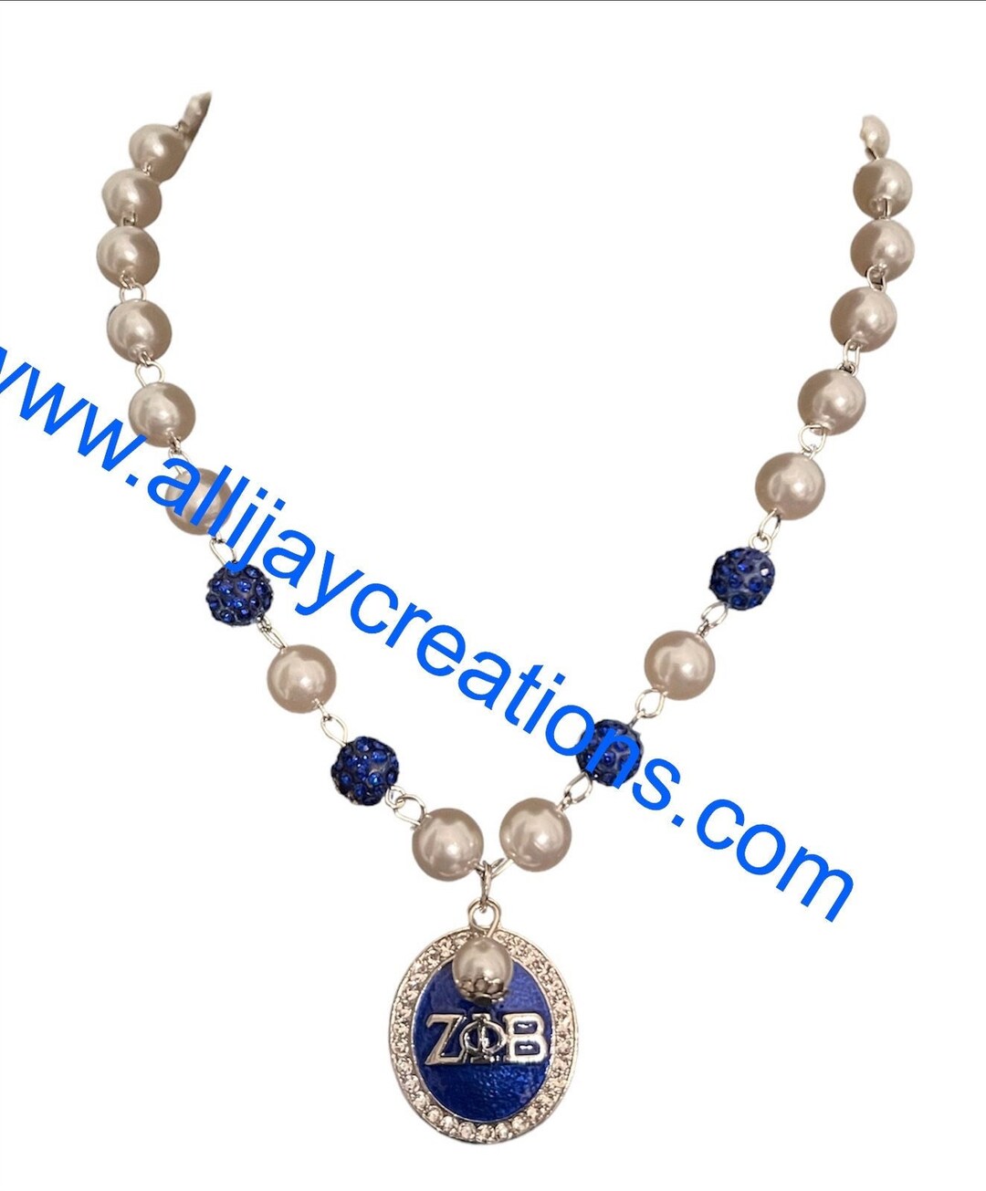 Zeta One Strand Pearl Necklace - Etsy