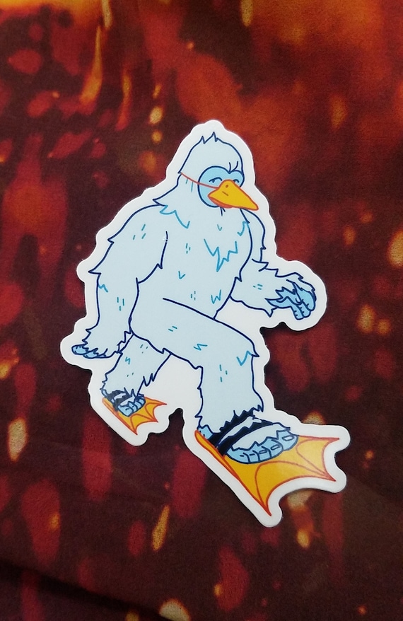 Imposter Yeti Sticker Goose Band Decal Sticker | Etsy