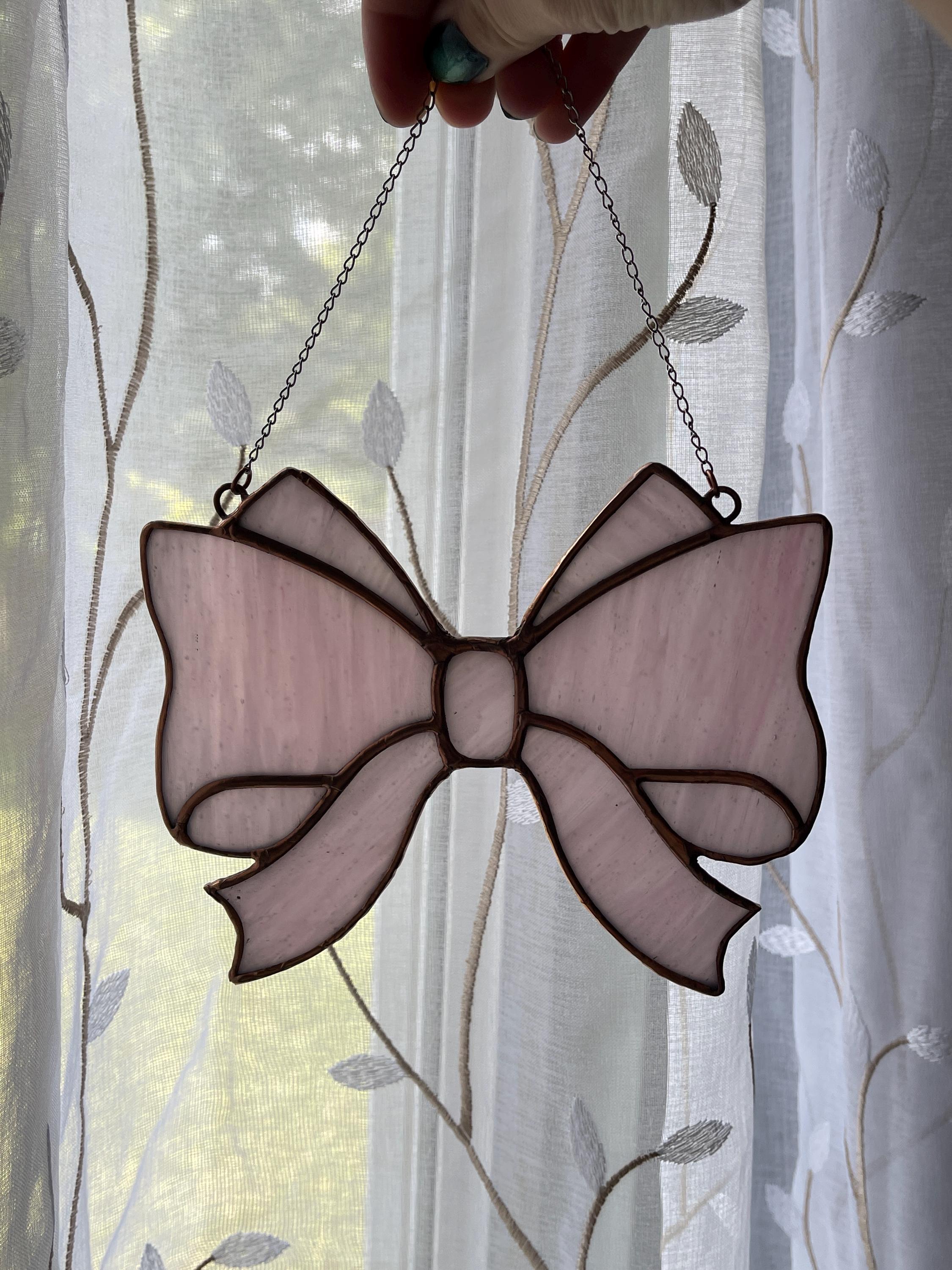Stained Glass Pattern- "darling Bow" - Etsy