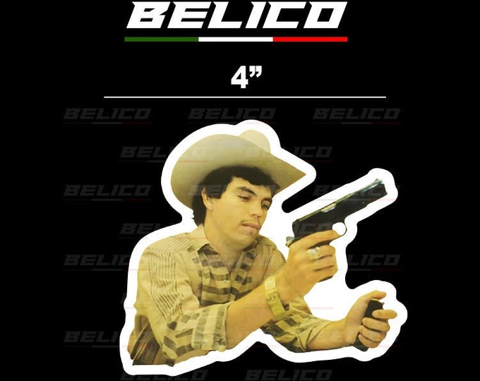 Pelavacas Logo Chalino Sanchez Corridos Sticker 14x2 - Etsy