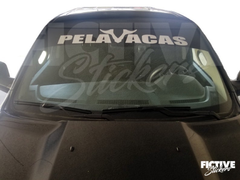 Pelavacas Logo Chalino Sanchez Corridos Sticker 42" Large Windhsield ...