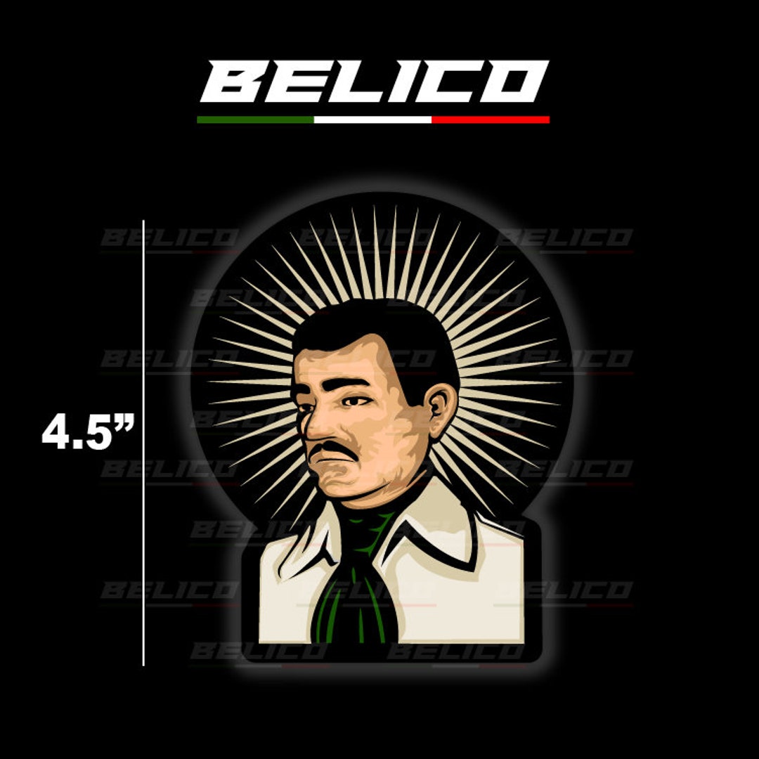 Jesus Malverde Santo 4.5" Vinyl Decal Sticker - Etsy