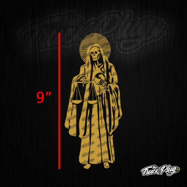 Santa Muerte / Holy Death 9" Sticker Decal - Etsy