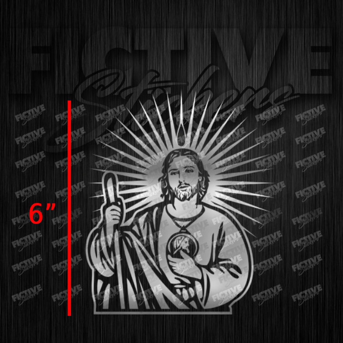 San Judas Tadeo Santo Sticker Decal Calcomania 6" - Etsy