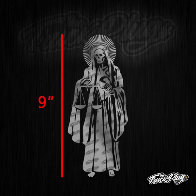 Santa Muerte / Holy Death 9" Sticker Decal - Etsy
