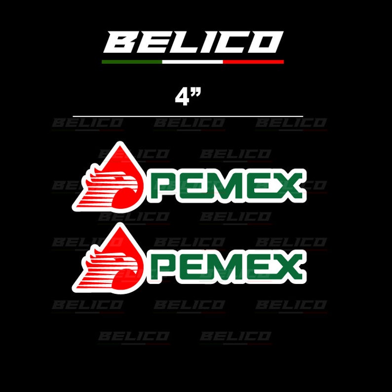 Pemex Sticker Decals 4" - Etsy