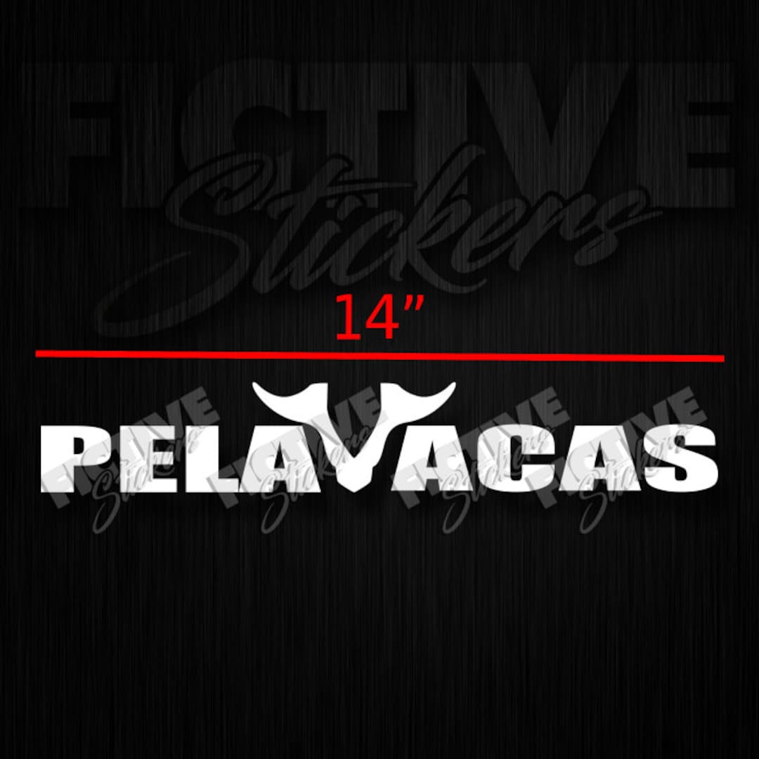 Pelavacas Logo Chalino Sanchez Corridos Sticker 14x2" - Etsy