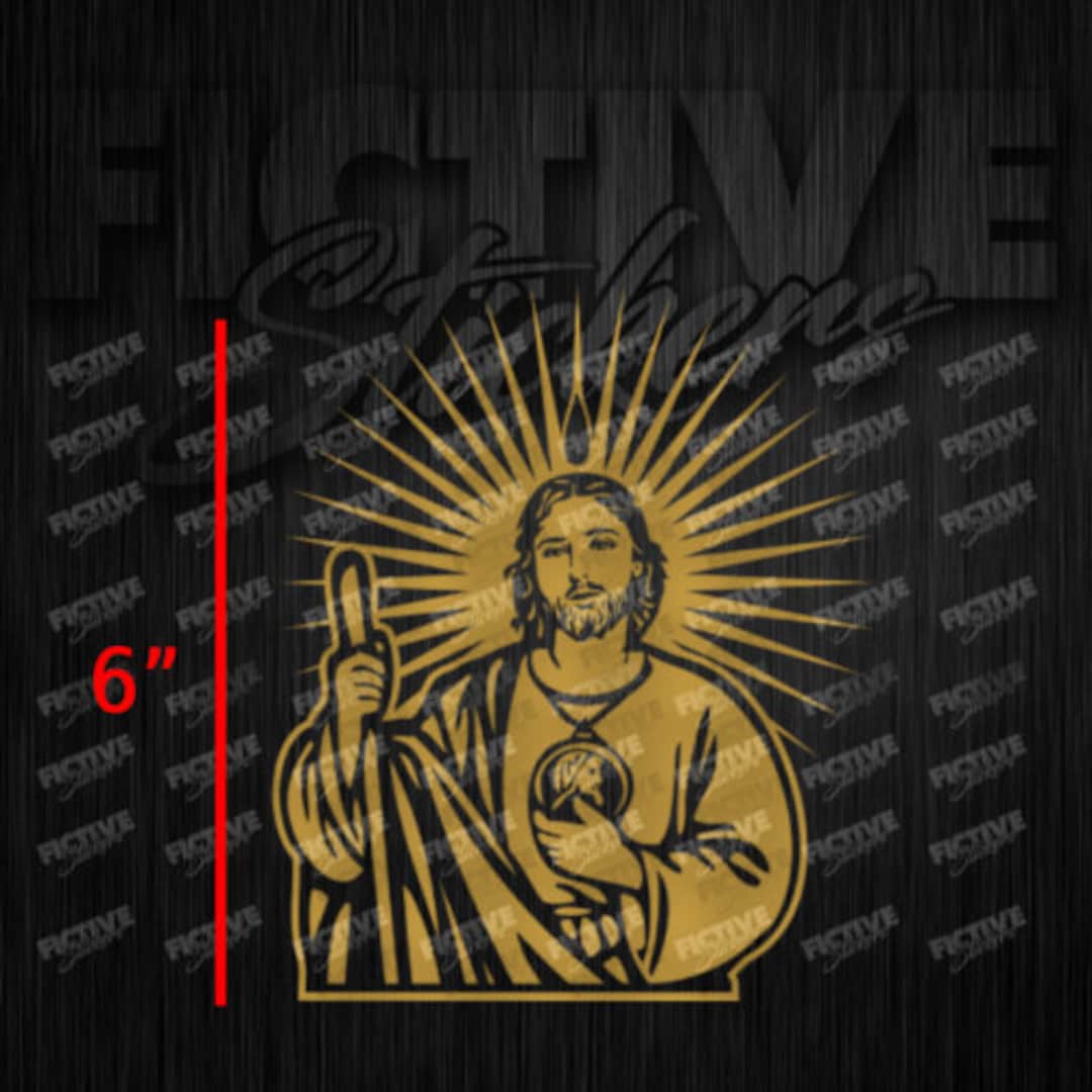 San Judas Tadeo Santo Sticker Decal Calcomania 6" - Etsy