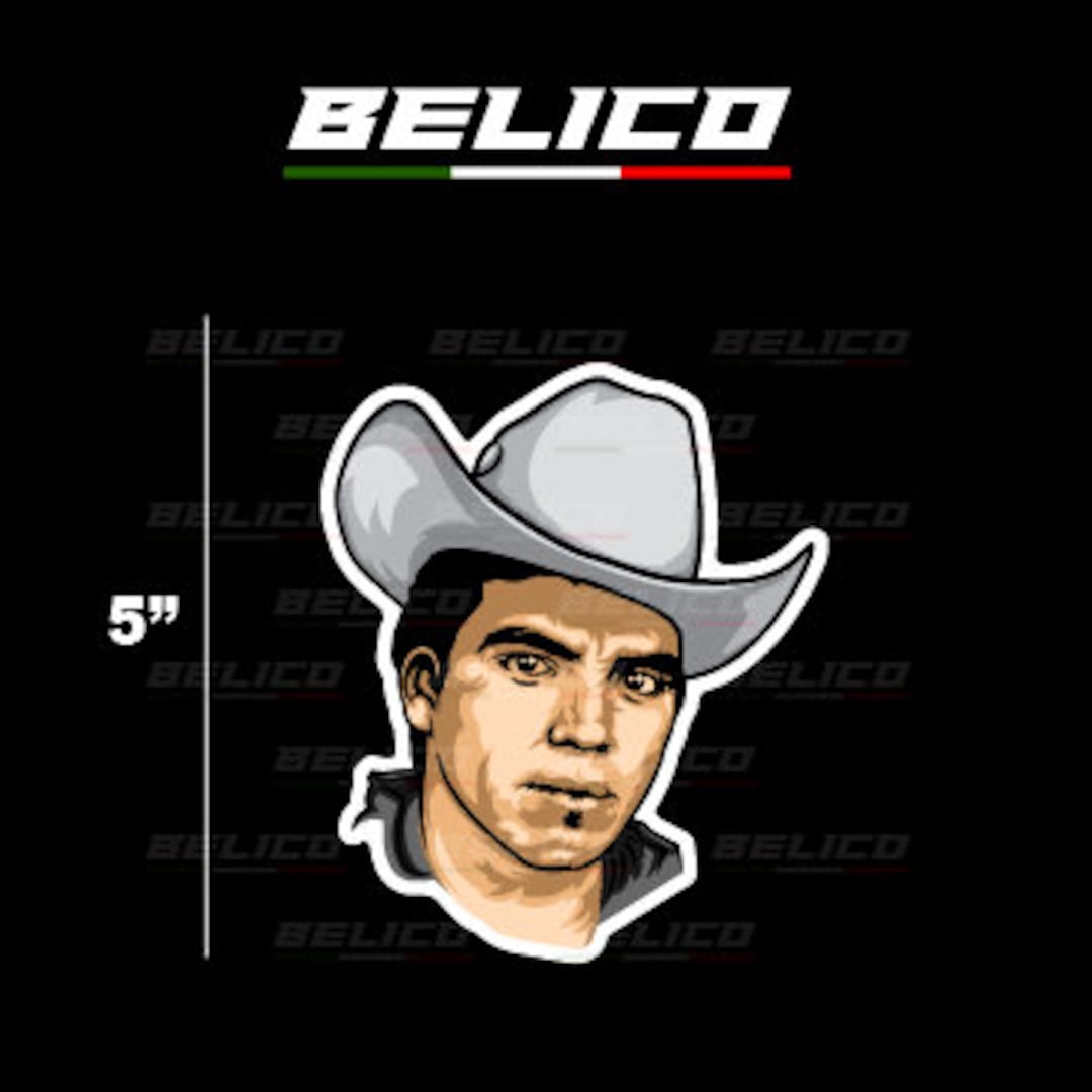Chalino Sanchez Sticker Decal 5" Mexico Corridos Pelavacas - Etsy
