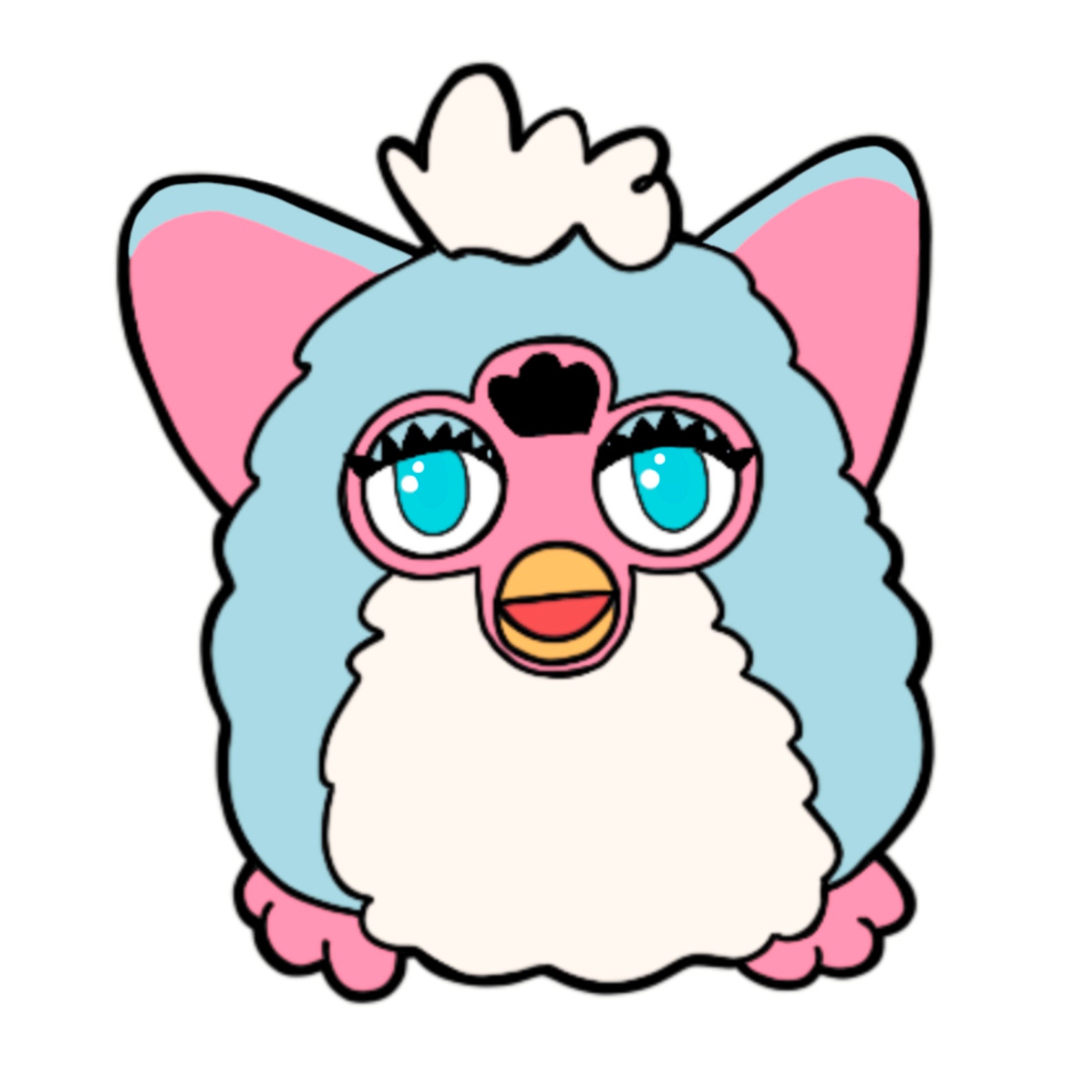 Furby Sticker - Etsy
