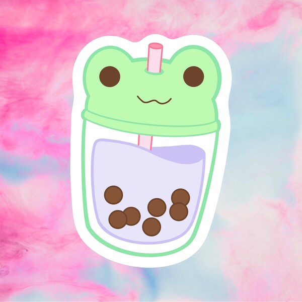 Boba Tea Sticker - Etsy