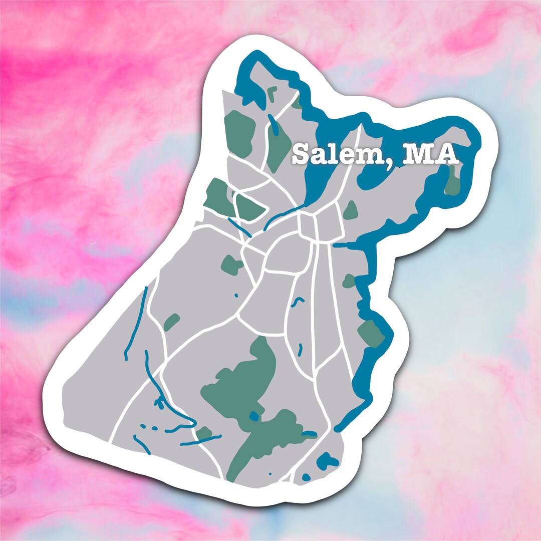 Salem MA Sticker - Etsy