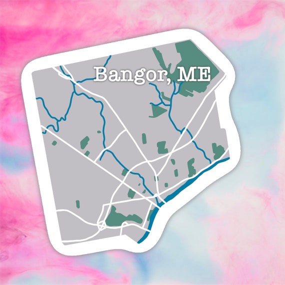 Bangor Maine Sticker - Etsy