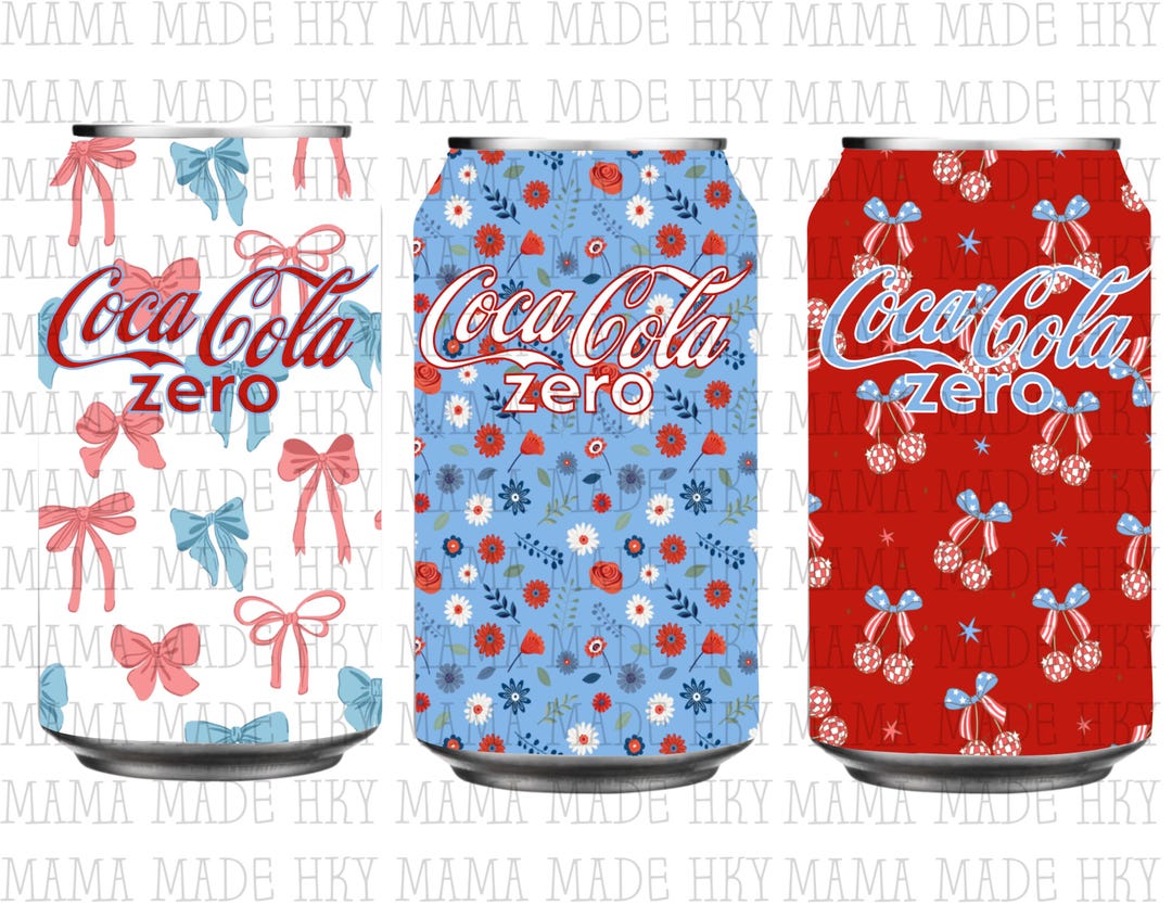Fourth of July, Coca Cola Zero, Coke Zero, Soda, Red White & Blue ...