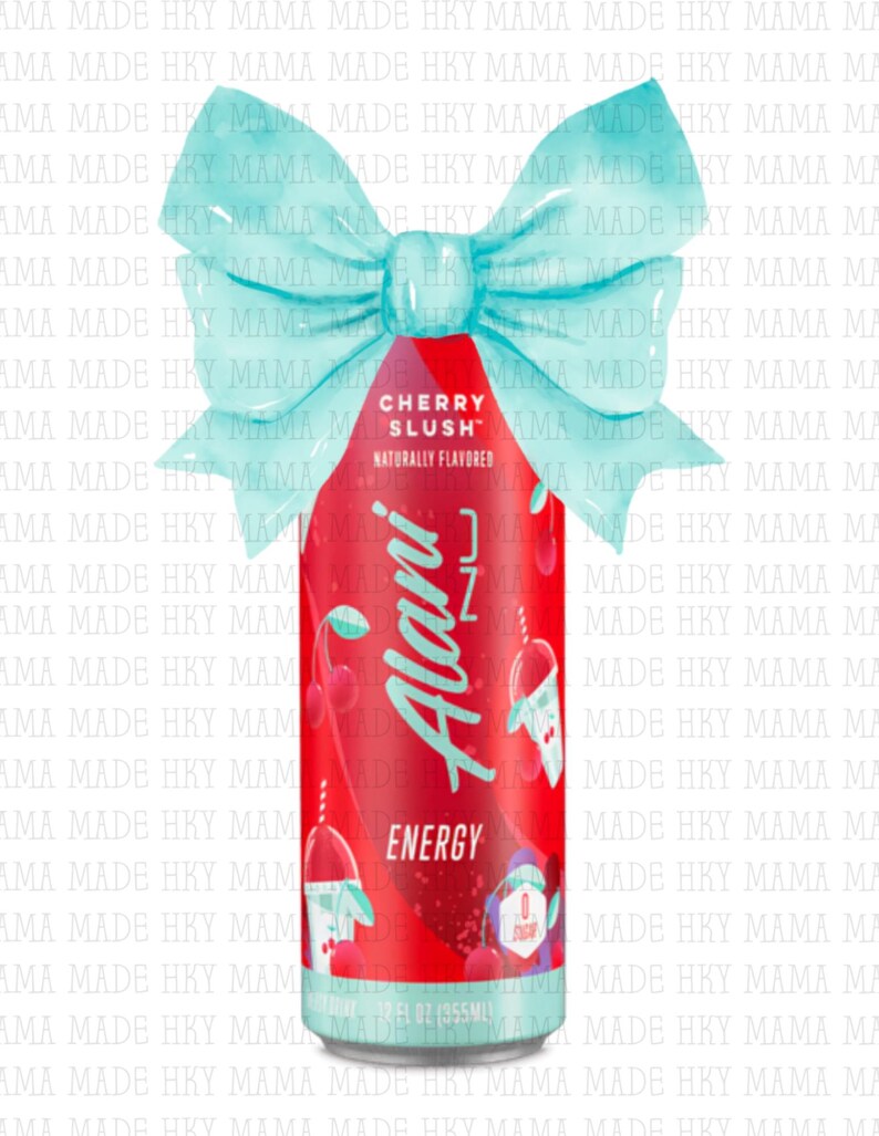 Alani Nu Cherry Slush Energy Drink PNG SVG (digital File) - Etsy