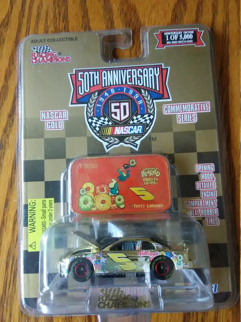 1998 NASCAR 50th Anniversary Racing Champions Gold Commemorative Series ...