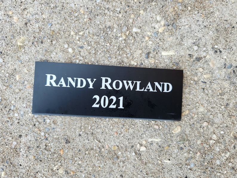 Custom Outdoor Name Plate, Weather Resistant Engraved Garden Sign - Etsy