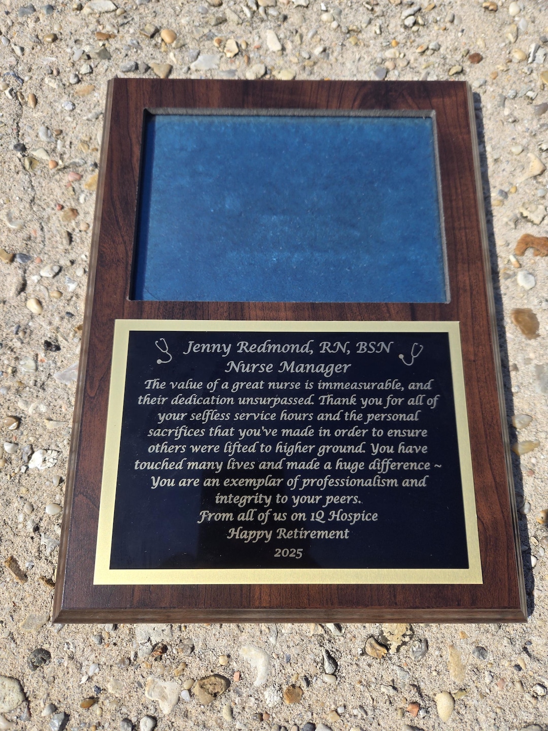 Personalized Appreciation Plaque With Picture Frames, Photo Frame - Etsy