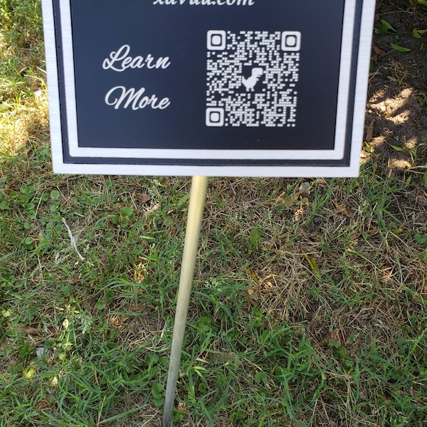 Qr Code Plaque Outdoor - Etsy