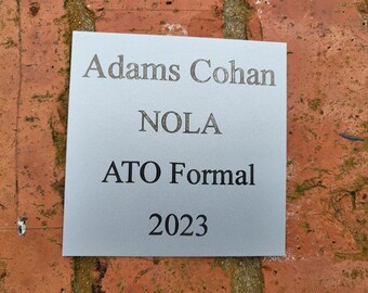 In Loving Memory of Custom Engraved 1x3 Gold Name Plate Plaque Urn ...