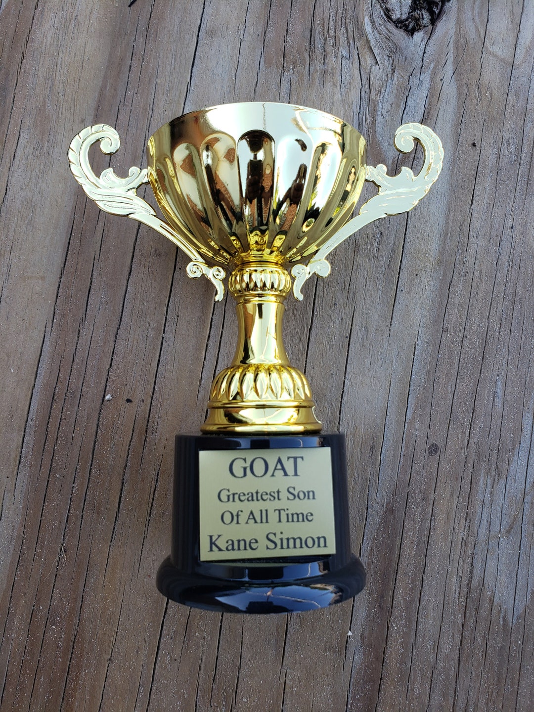 Gold Metal Cup Trophy, Boyfriend Gift, Girlfriend Gift, Award Trophy ...