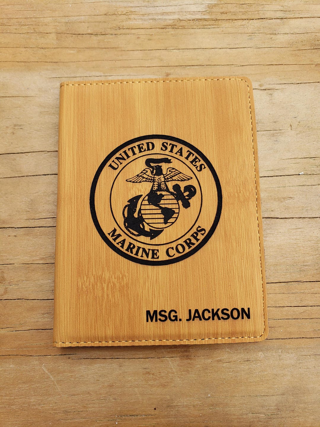 Military Passport Cover, Passport Holder, Military Retirement Gift ...