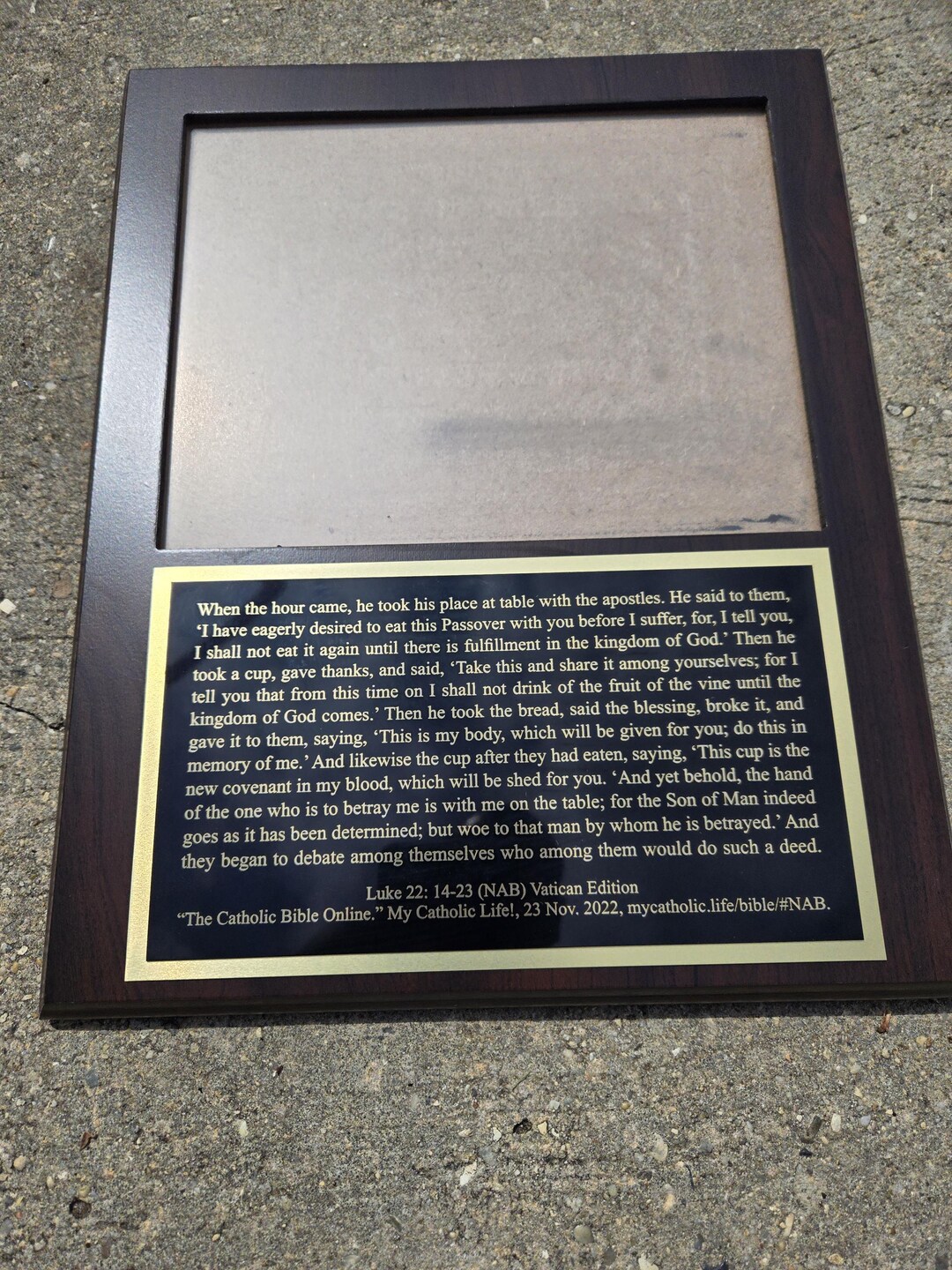 Bible Verse Plaque, Religious Scripture Plaque, Beautiful Christian ...