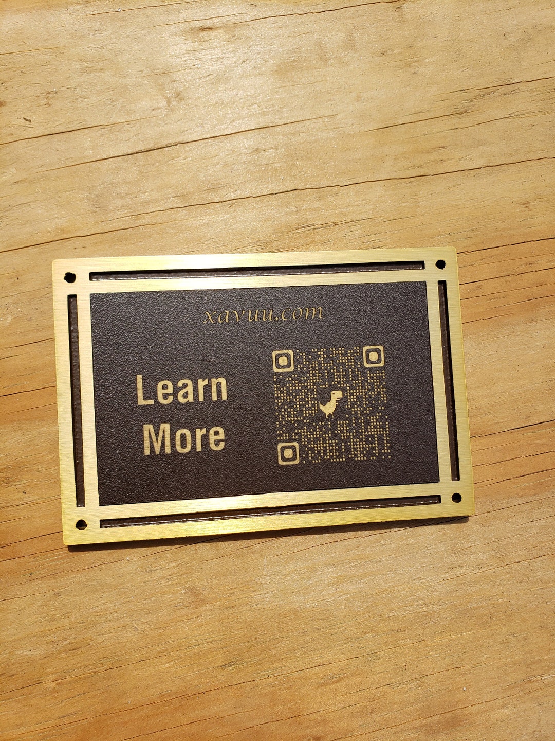 Bronze Outdoor QR Code Sign Barcode Plaque QR Code Plaque - Etsy