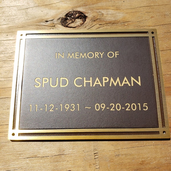 Custom Bronze Plaque Outdoor - Etsy