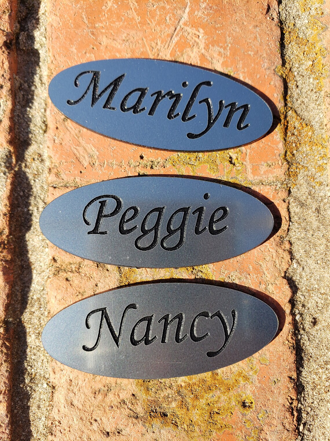 Personalized Engraved Wedding Plastic Name Tags Name Badges | Etsy