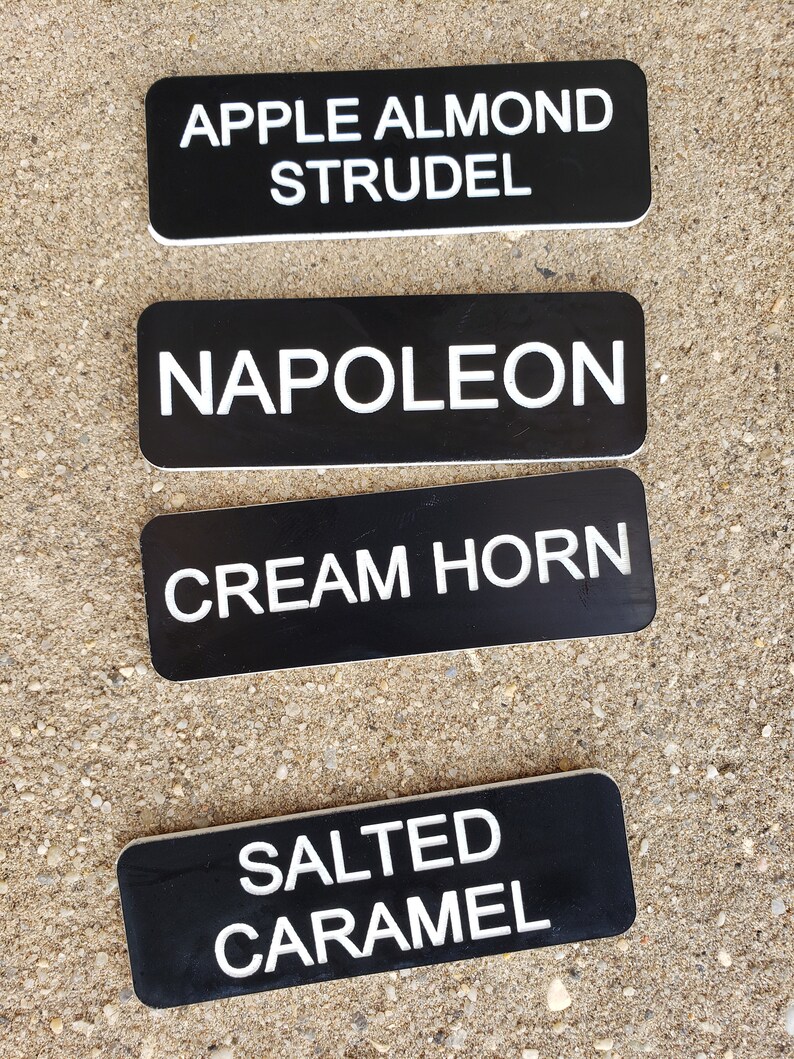 Set of 10 Employee Name Tags Office Name Badges With Magnet - Etsy