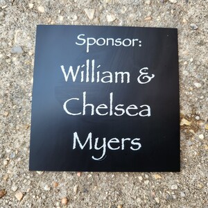 Custom Mailbox Name Plate, Weatherproof Outdoor Sign for Gate or Fence ...