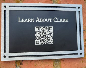 Qr Code Plaque - Etsy
