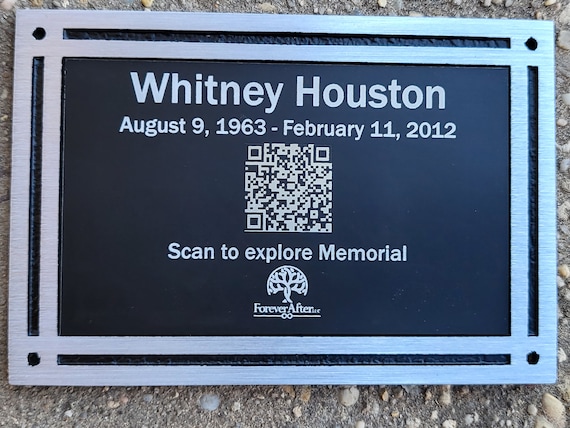 Black Outdoor QR Code Sign Barcode Plaque QR Code Plaque - Etsy